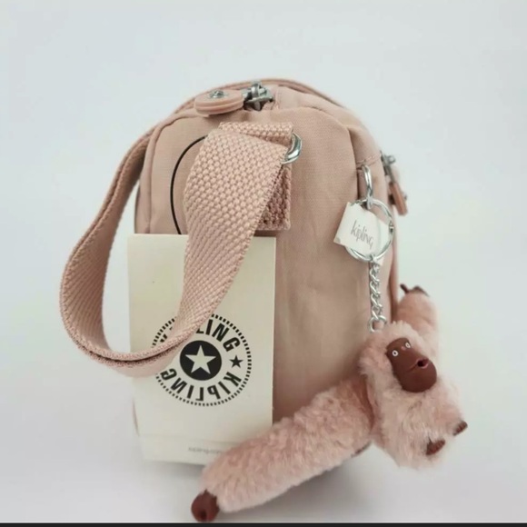 Kipling | Bags | Kipling Wes Crossbody Brilliant Pink Nwt | Poshmark